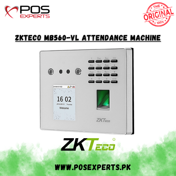 POS Experts: ZKTECO MB560-VL Attendance Machine