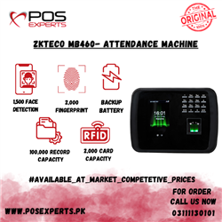 POS Experts: ZKTECO MB460 Attendance Machine