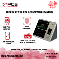 POS Experts: ZKTECO UFACE 800 Attendance Machine