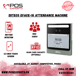 POS Experts: ZKTECO EFACE-10 Attendance Machine